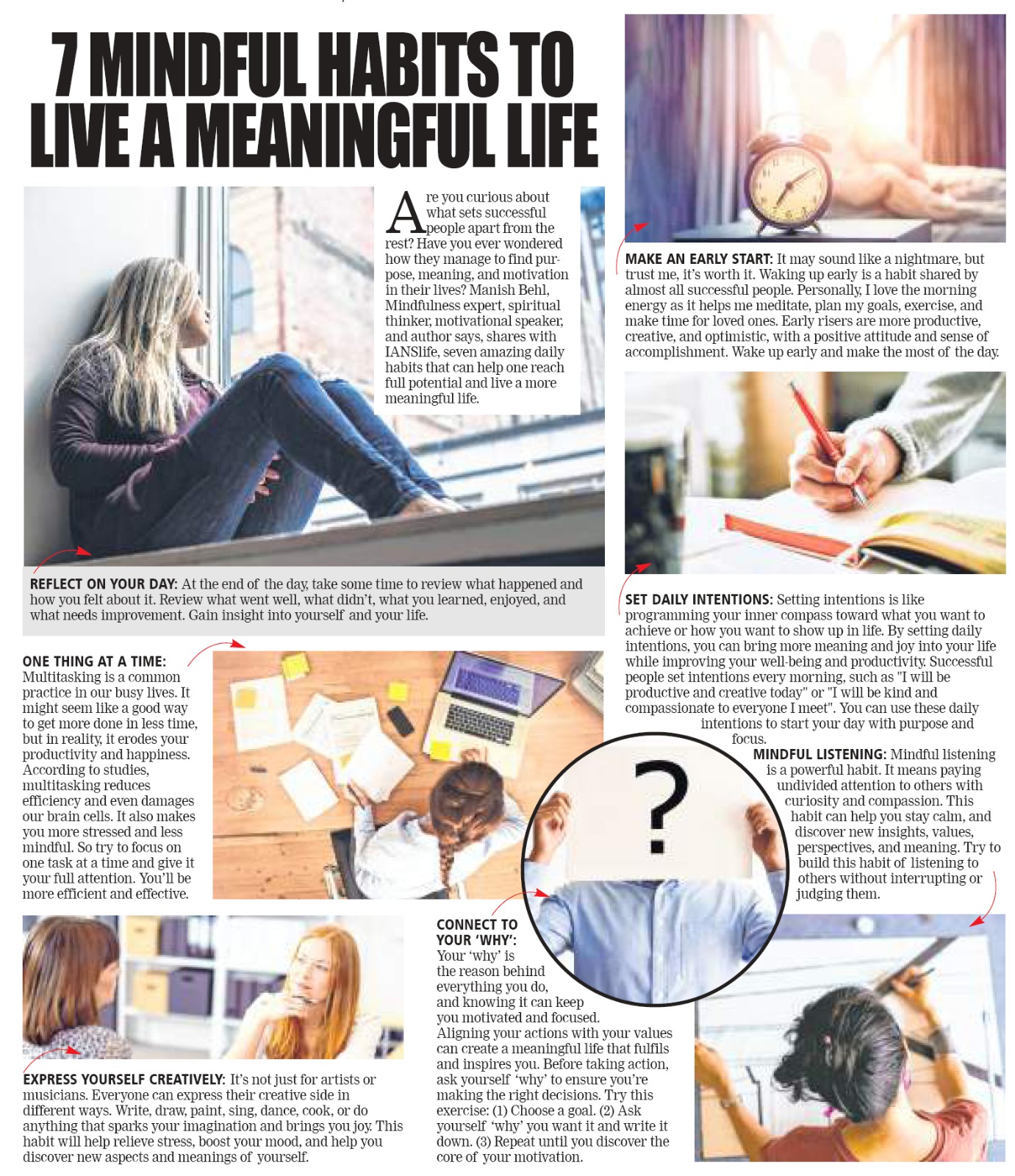 7 Mindful Habits To Live A Meaningful Life